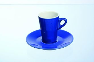 Tognana 6er Set Espressotassen mit Untertassen, 80 ml. Volumen, blau