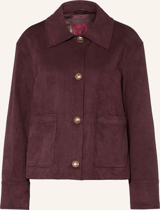 Guess Jacke Grace In Lederoptik lila