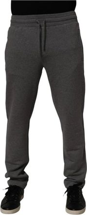 Dolce & Gabbana Homme, Pantalons, Gris, Taille: XS Pantalon de jogging