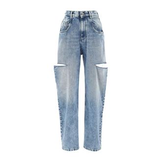 Maison Margiela Cut-Out Jeans - - Jeans - Damen - Blau - 3XS