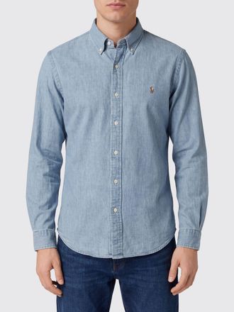 Polo Ralph Lauren Chemise slim fit en coton &agrave; col boutonn&eacute;