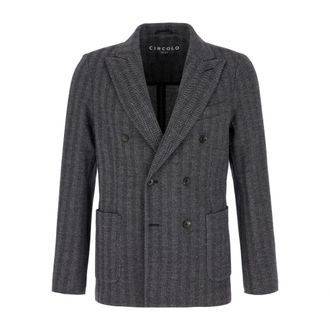 Circolo 1901 Homme, Vestes, Bleu, Taille: S Cn5060 001T Blazer