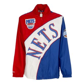 Mitchell & Ness NBA Gebogener Retro Windbreaker - - Jackets - Herren - Mehrfarbig - L
