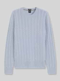 HUGO BOSS Regular Fit Pullover mit Baumwoll-Anteil Modell Furlan