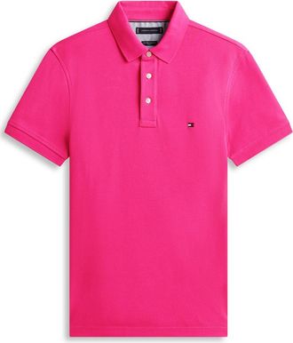 Tommy Hilfiger Piqu&eacute;-Poloshirt Slim Fit 1985 mit Stretch und Logo-Stickerei in