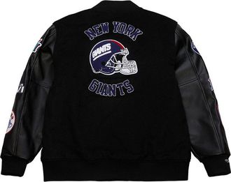 Mitchell & Ness Winterjacke Varsity BLACKOUT New York Giants