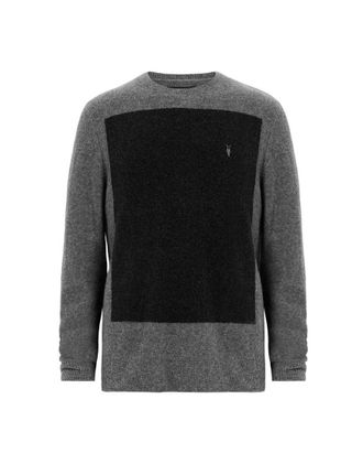 AllSaints Lobke - Pull ras de cou - Gris
