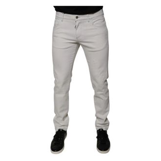 Dolce & Gabbana Homme, Jeans, Blanc, Taille: XS Jeans skinny