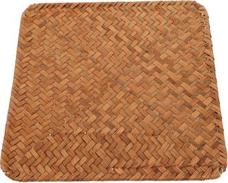 BESPORTBLE Tischsets Aus Nat&uuml;rlichem Seegras Gewebt 20x20cm Hitzebest&auml;ndig rutschfest Platzsets F&uuml;r K&uuml;che Esszimmer Vintage Untersetzter