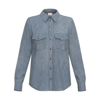 Marella Damen, Blusen & Hemden, Blau, XLGr&ouml;&szlig;e