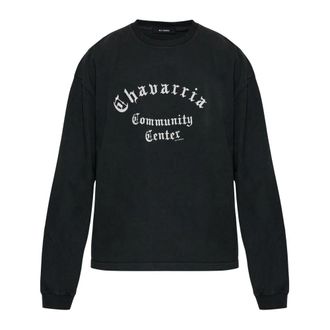 Willy Chavarria Community Center LS Buffalo T-Shirt - - Tops - Herren - Grau - L