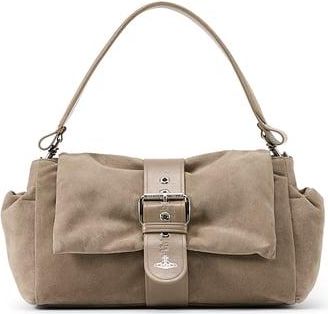 Vivienne Westwood Sac &agrave; main Hazel Treasure en cuir su&eacute;d&eacute;