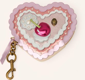 Kurt Geiger Taschenanh&auml;nger Heart Cake rosa