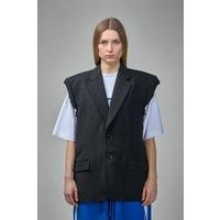 VETEMENTS Sleeveless Single Breasted Tailored Jacket