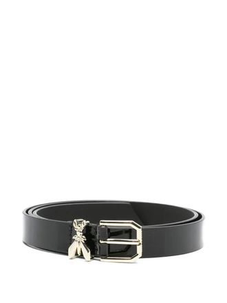 Patrizia Pepe ceinture en cuir à boucle - Noir