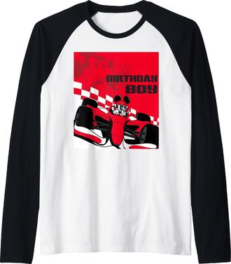 Disney Racing Birthday Boy Mickey Mouse Race Car Party Raglan