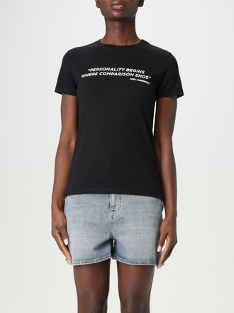 Karl Lagerfeld T-Shirt KARL LAGERFELD Femme couleur Noir