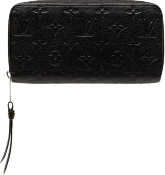 Louis Vuitton Portefeuille Long Pre-owned Monogram Empreinte - Femme - Pre-owned - Noir - Taille: ONE Size