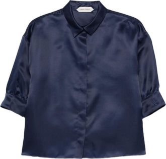 Alberta Ferretti Damen, Blusen & Hemden, Blau, 2XLGr&ouml;&szlig;e