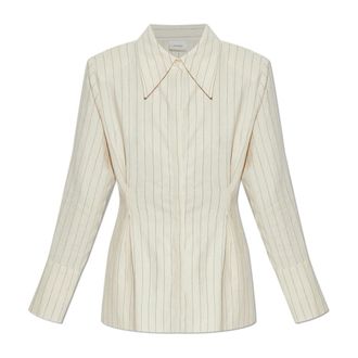Gestuz Femme, Blouses et Chemises, Beige, Taille: 36 FR Gztascha Shirt