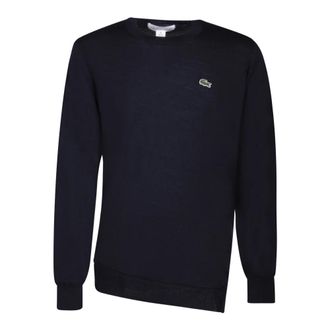 Comme Des Gar&ccedil;ons Asymmetrischer Saum Wollstrick - - Knitwear - Herren - Blau - M