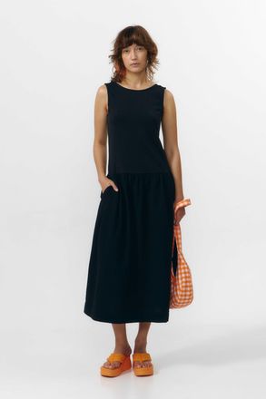 Suite13lab Damen vegan Kleid Mie Schwarz