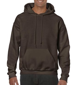 Gildan Herren Kapuzenpullover Adult 50/50. Hooded Sweat/18500, Einfarbig (XL, Braun - Schokoladenbraun)