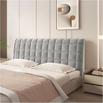 Generic Kopfteilbezug Bettkopfbezug Doppelbett King-Size-Bett Samt Bett-Kopfteil-Schonbezug Stretch Einzel-/Doppelbett-Kopfteil-Bez&uuml;ge Gepolsterter Schlafzimm