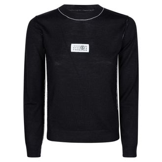 Maison Margiela Damen, Strickwaren, Schwarzk, MGr&ouml;&szlig;e