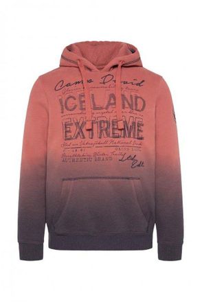 Camp David Hoodie Dip Dye mit Label-Stickereien