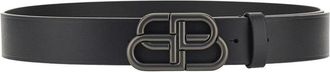 Balenciaga BB Large leather belt Man 85