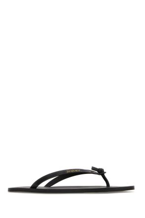 Saint Laurent Pool Sandal - Black