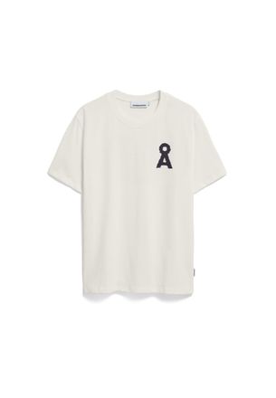 Armedangels Herren T-Shirt aus Bio-Baumwolle AADRU &Aring; ZICK Zack Oversized Fit Pure