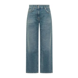 Palm Angels High-Rise Wide Leg Jeans - - Jeans - Damen - Blau - W25