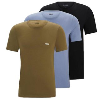 BOSS T-Shirt BOSS 50517856-990 Herren R-Neck T-Shirt, 3er Pack