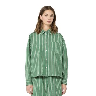 Max Mara Damen, Blusen & Hemden, Gr&uuml;n, XSGr&ouml;&szlig;e