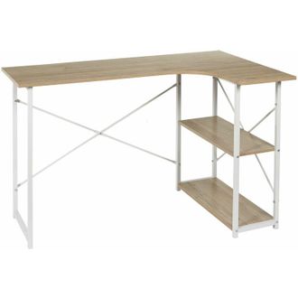 The Home Deco Factory The Home Deco Factory - Bureau dangle en bois et m&eacute;tal Job
