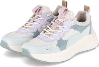 Salamander Baskets basses Hilden pour femme, beige, multicolore, cuir et textile, Vert clair multicolore, 39 EU