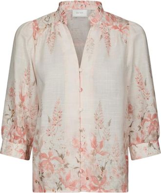 Neo Noir Femme, Blouses et Chemises, Rose, Taille: 44 FR Roselle Blooming Blouse