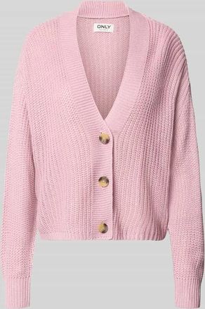 Only Boxy Fit Strickjacke mit V-Ausschnitt Modell CAROL