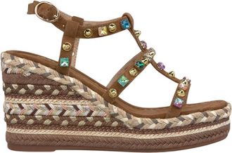 Alma En Pena Alma EN Pena, Femme, Chaussures, Brun, Taille: 41 EU Esparto Wedge Sandal