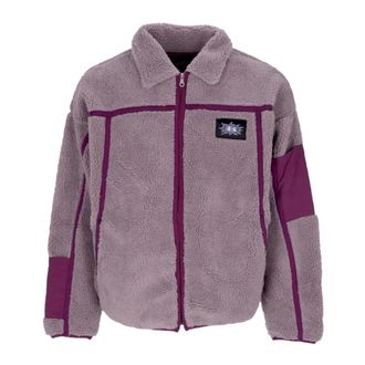 HUF Lila Sherpa Jacke mit Mesh-Futter - - Jackets - Herren - Lila - XL