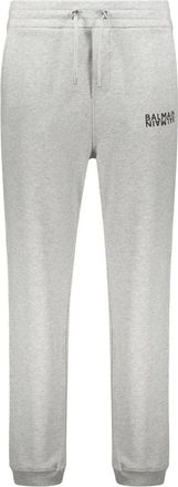 Balmain Homme, Pantalons, Gris, Taille: XL Pantalon de jogging &agrave; logo