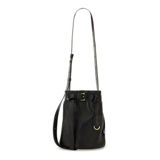 Moschino Femme, Sacs, Noir, Taille: ONE Size Tie Me Bucket Bag