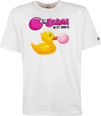 MC2 Saint Barth Homme, Tops, Blanc, Taille: 2XL T-shirt Surf