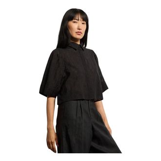 Kiefermann Rediana Bluse Strukturiert - - Blouses & Shirts - Damen - Schwarzk - S