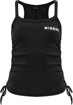 Misbhv Misbhv, Femme, Tops, Noir, Taille: 40 FR Strappy Top
