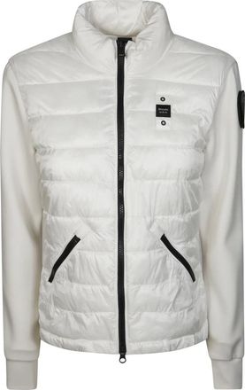 Blauer Femme, Vestes, Blanc, Taille: 36 FR Biker NY Felpa