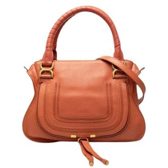 Chlo&eacute; Sac Marcie Pre-owned - Femme - Pre-owned - Orange - Taille: ONE Size