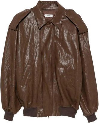 Nina 14.7 Blouson En Cuir - Marron